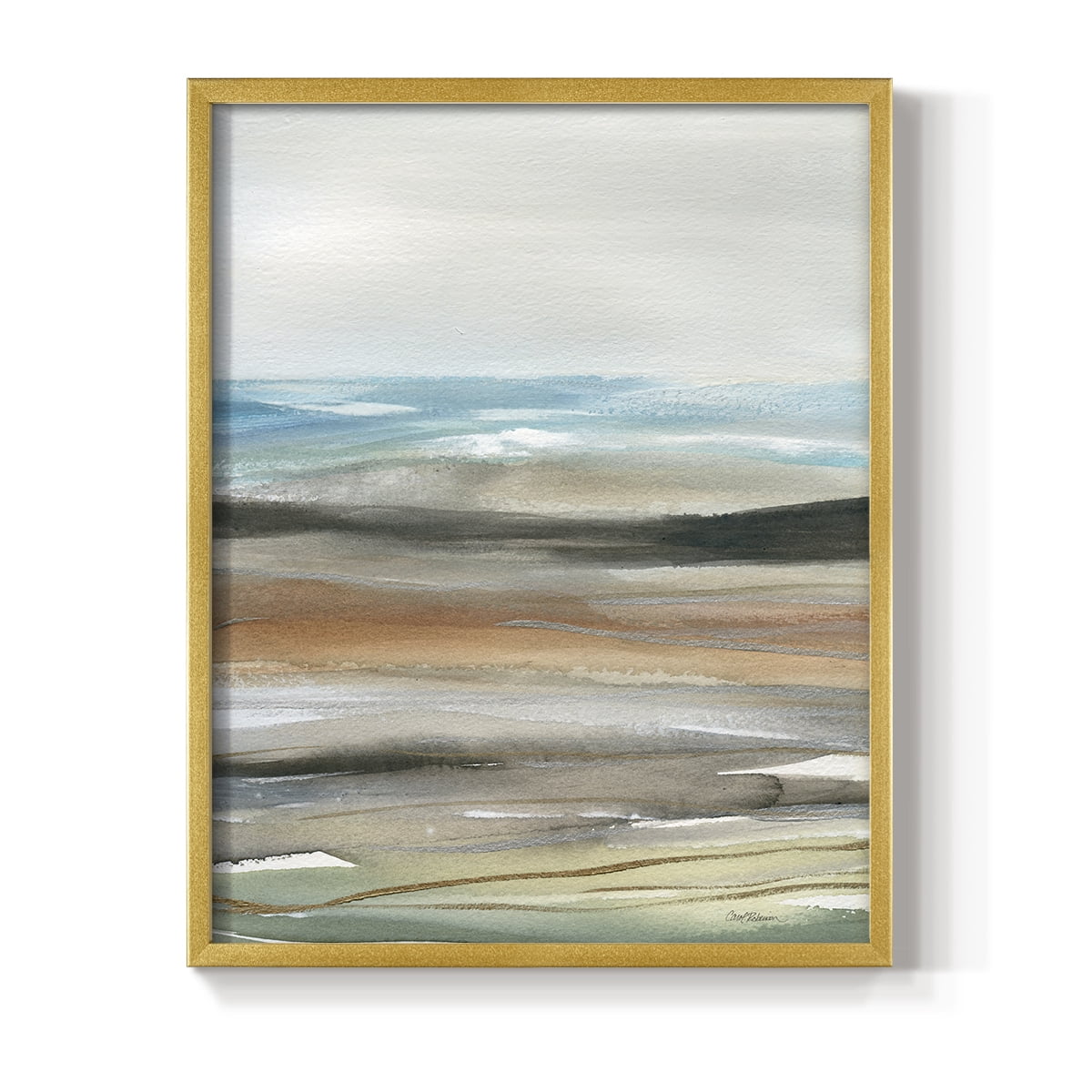 Nature's Many Layers I in Gold Solid Wood 16 x 20 Framed Print ...