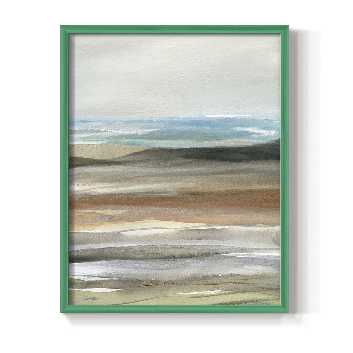 Nature's Many Layers II in Green Solid Wood 8 x 10 Framed Print ...
