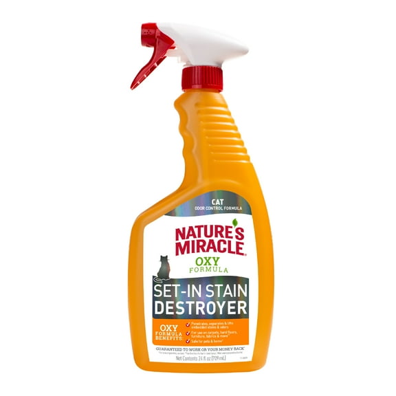 Nature’s Miracle Set-In Stain Destroyer Dog, 32 Ounces, Oxy Formula ...