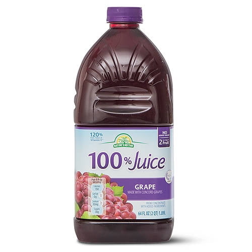 Nature's Nectar 100% Grape Juice, 64 fl oz - Walmart.com