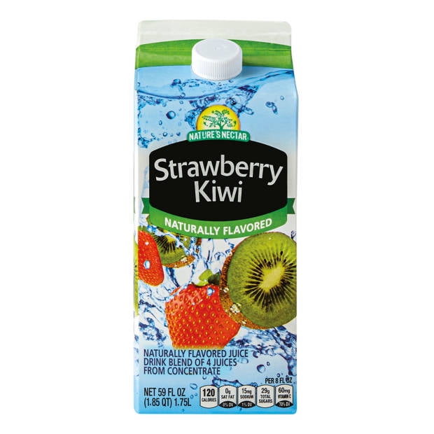 Nature's Nectar Strawberry Kiwi Juice Drink, 59 oz - Walmart.com