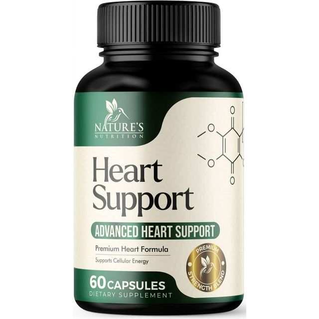Heart Supplements for Men & Women, 1650mg for Heart Health Support with ...