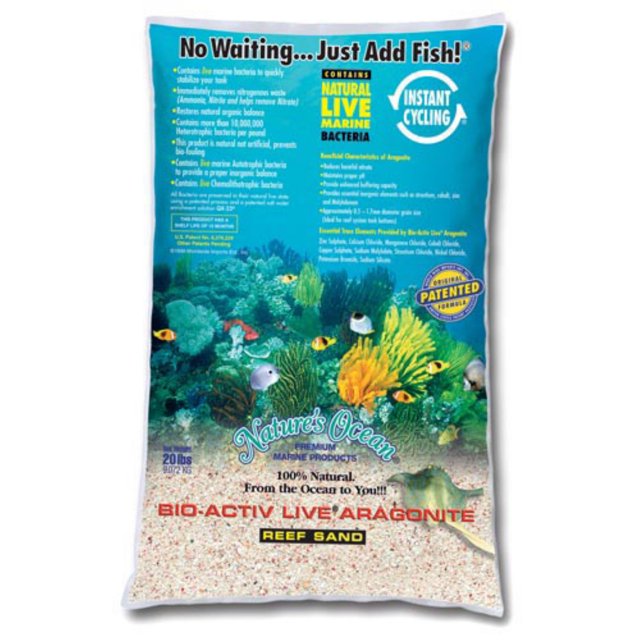 Nature's Ocean® Bio-Activ Live Aragonite Sand - Walmart.com