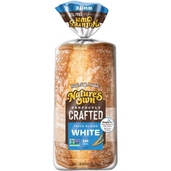 Nature's Own Perfectly Crafted Thick-Sliced White Bread, 22 oz ...