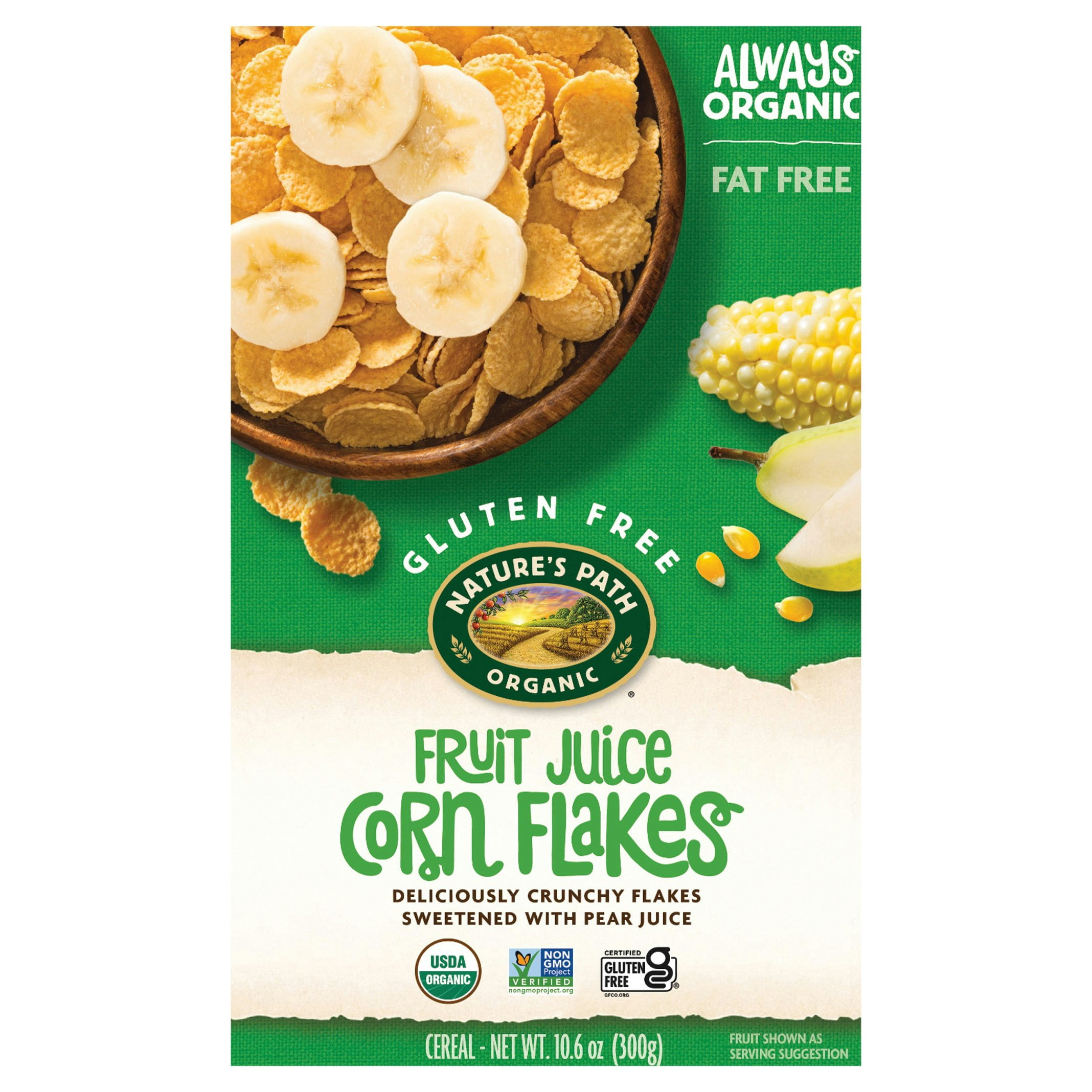Nature's Path Cereal Flakes Corn Box Organic 10.6 oz (Pack Of 12 ...