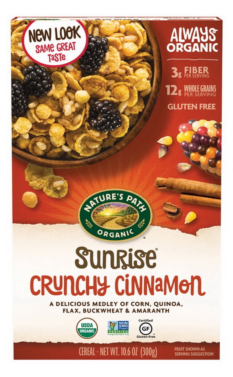 Nature's Path Organic Sunrise Crunchy Cinnamon Cereal, 10.6 oz (Pack of ...