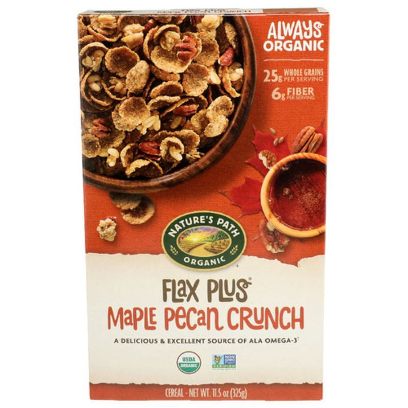 Nature's Path Organic Flax Plus Maple Pecan 11.5 oz Pack of 2 - Walmart.com