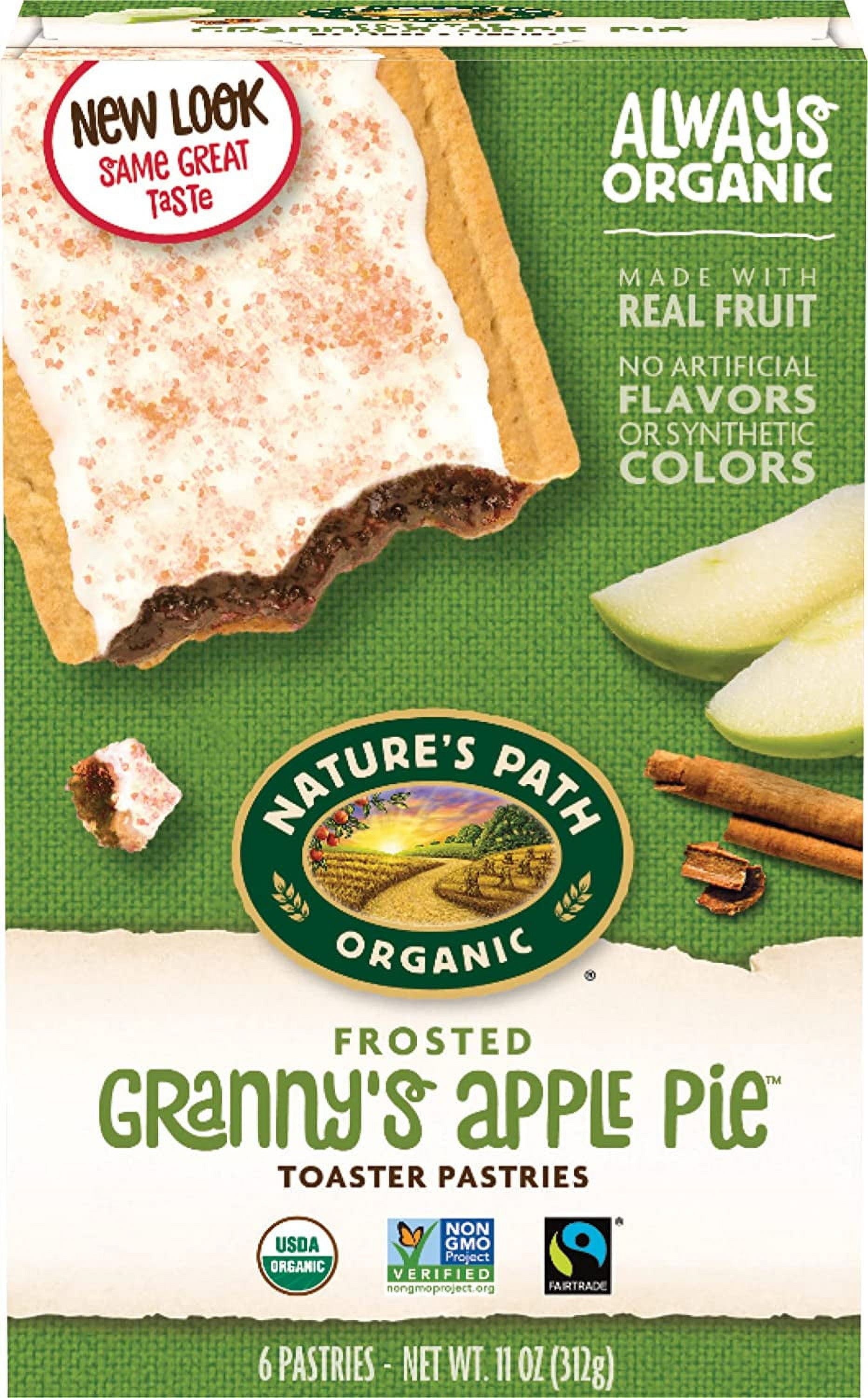 Nature's Path Organic Frosted Toaster Pastries Granny's Apple Pie 6 ...