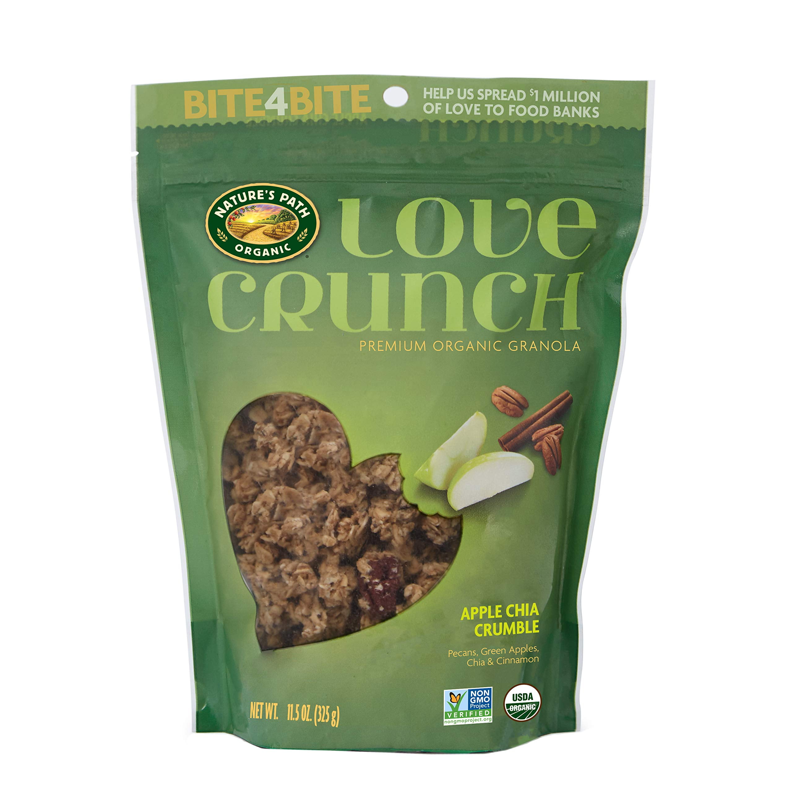 Nature's Path Love Crunch Organic Premium Granola, Apple Chia Crumble ...
