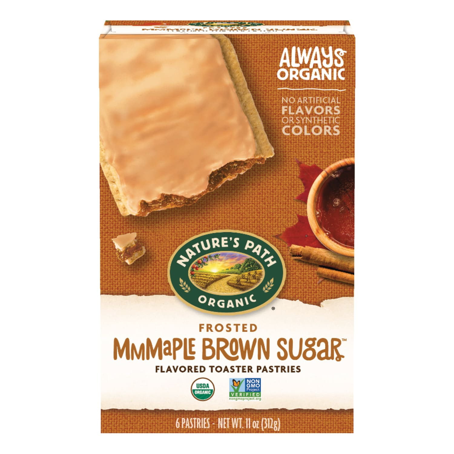 Nature's Path Organic Toaster Pastries, Mmmaple Brown Sugar, Non-GMO ...