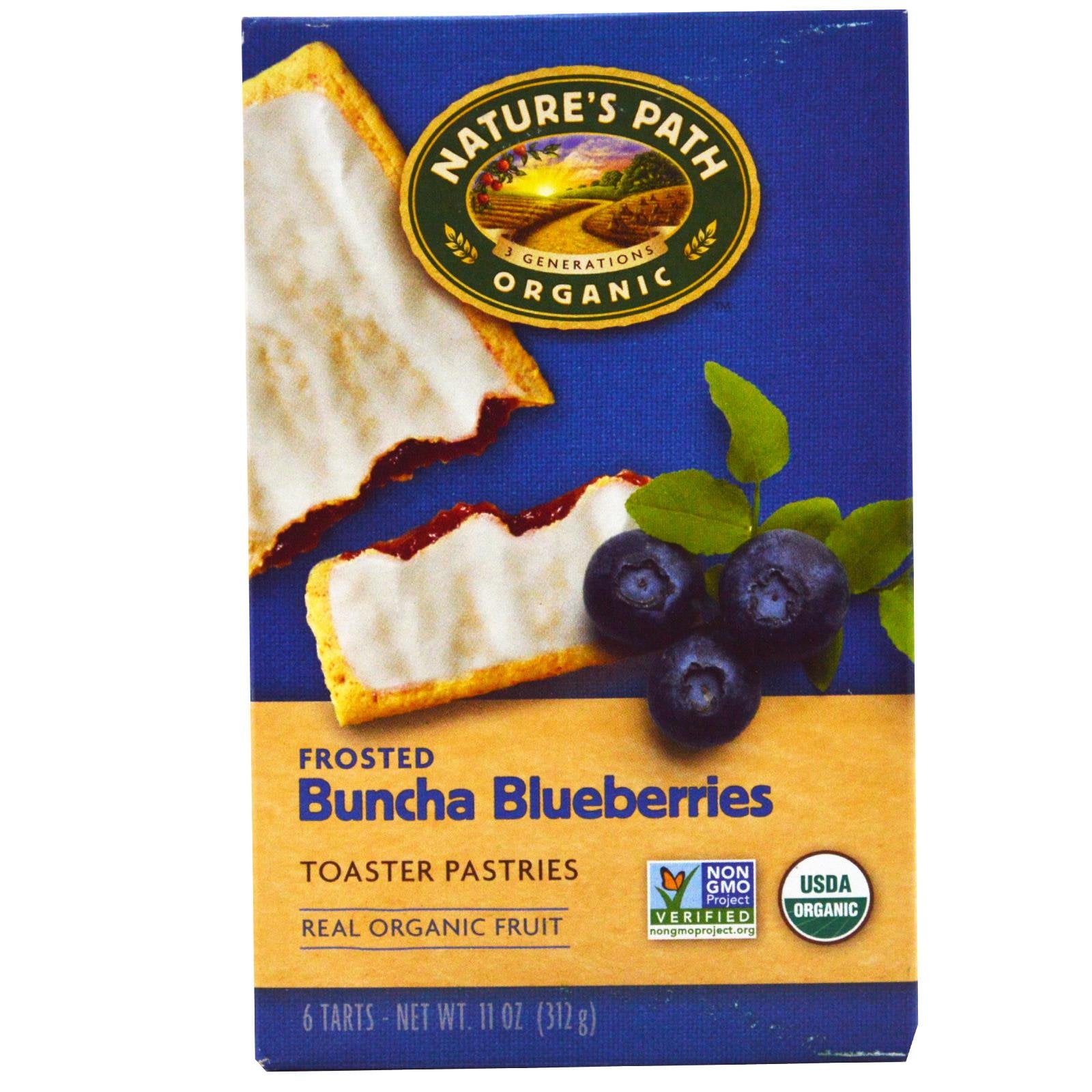 Nature's Path Organic Toaster IFF17 Pastries Blueberry Frosted -- 11 oz ...