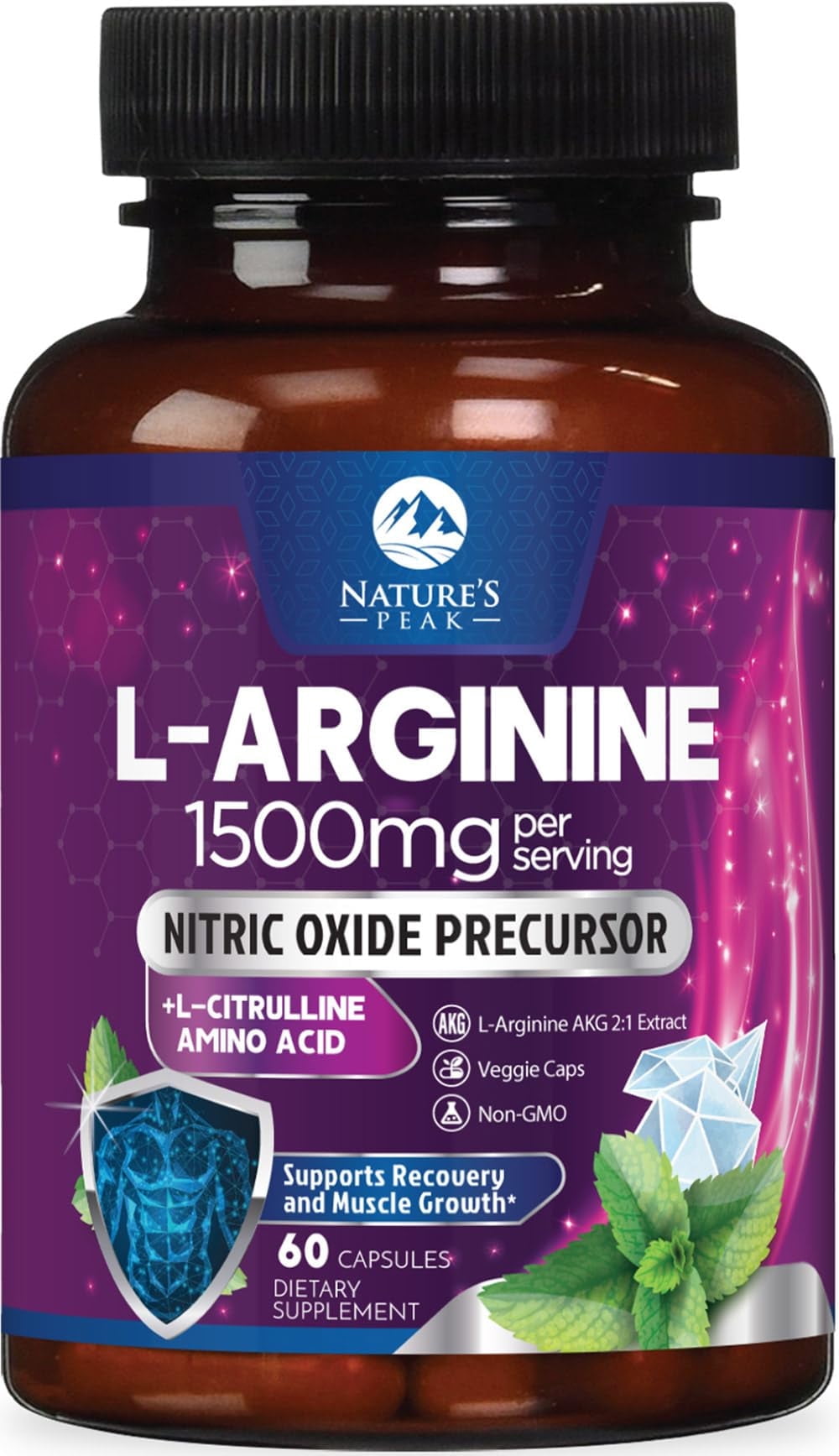 L-Arginine Complex 1500mg - 3X Strength L-Agrinine & L-Citrulline ...