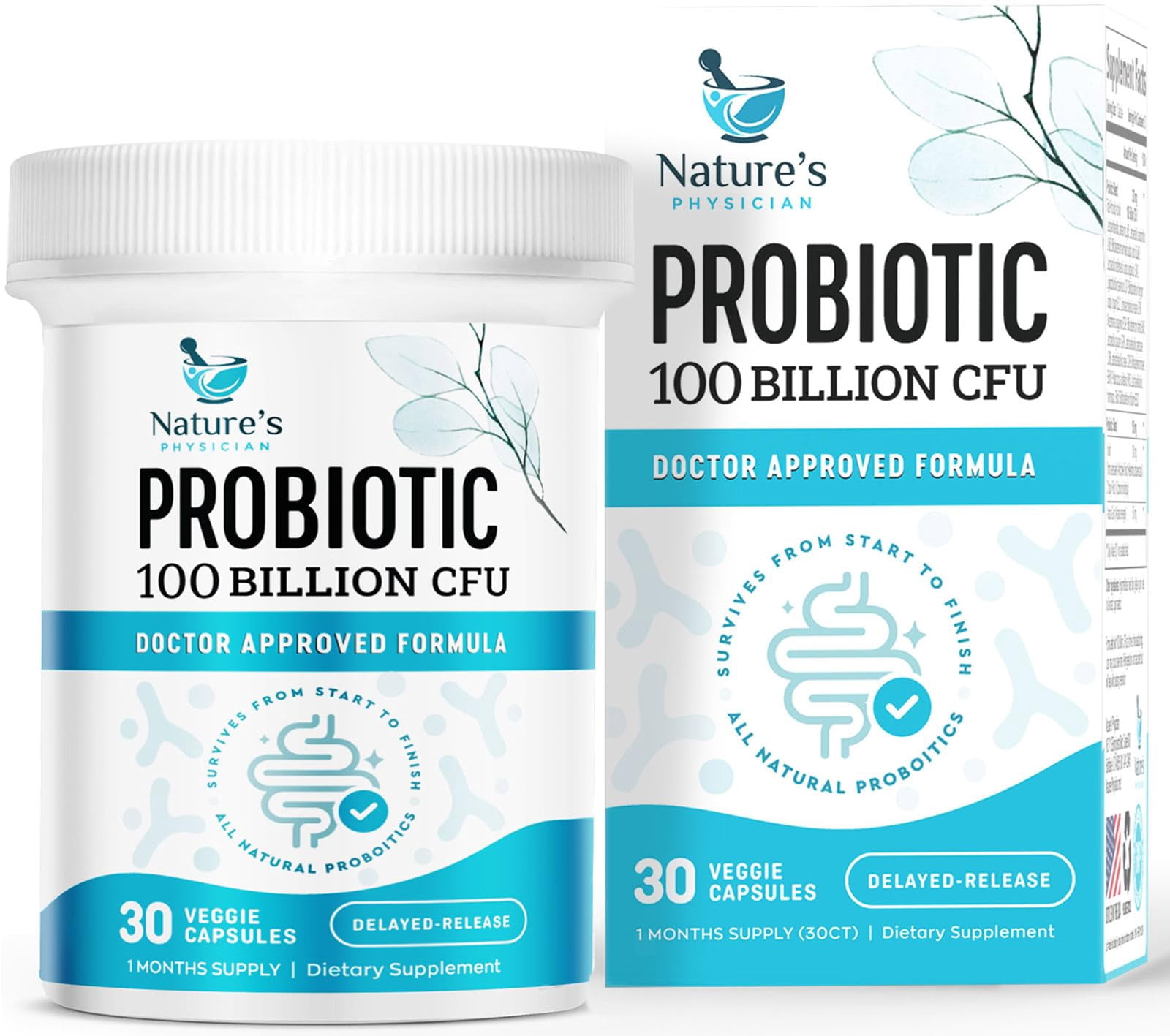Nature's Physician Probiotics - 100 Billion CFU - 16 Strains ...