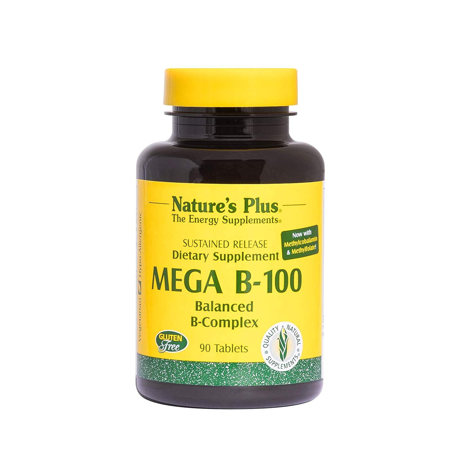 Nature's Plus - Mega B-100 Complex S/R tab 90 - Walmart.com