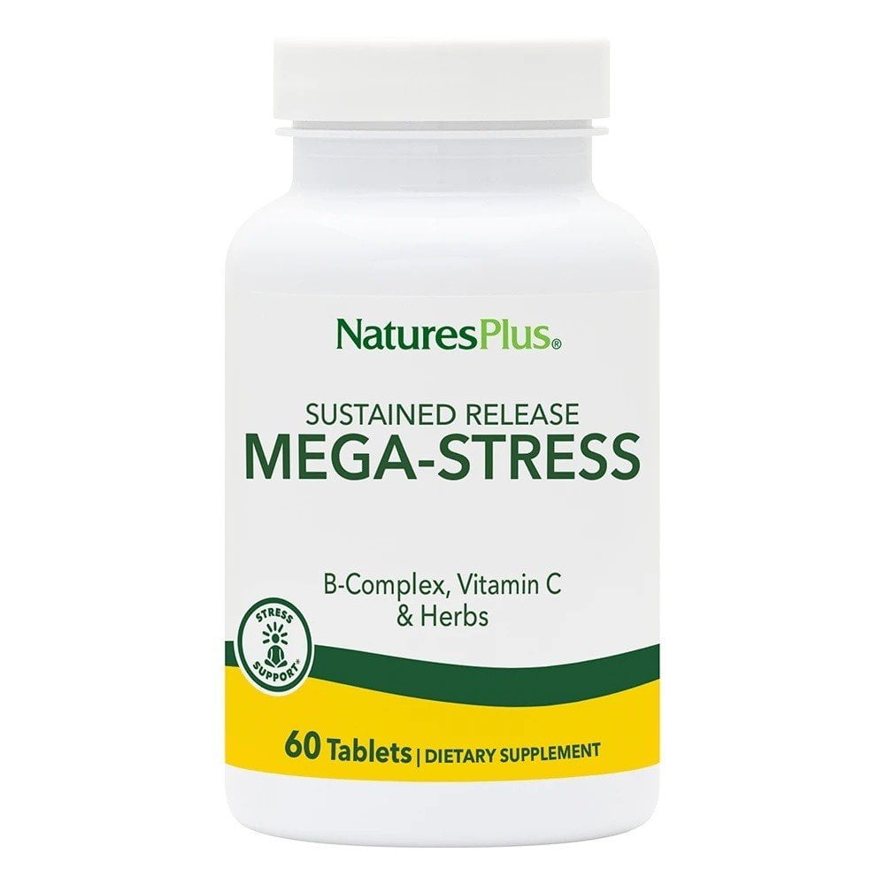 Nature's Plus Mega Stress Complex Time Release 60 Sustained Release ...