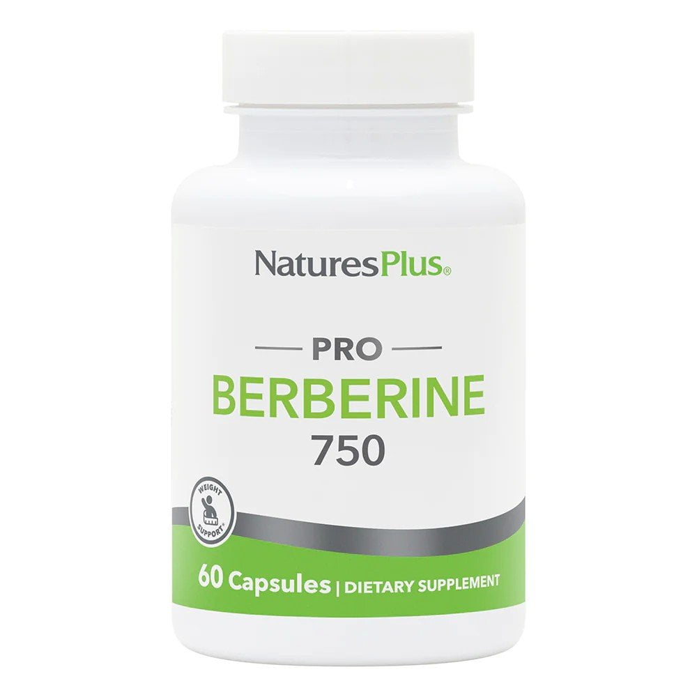 Nature's Plus Pro Berberine 750 mg, Supports Healthy Blood Sugar Levels ...