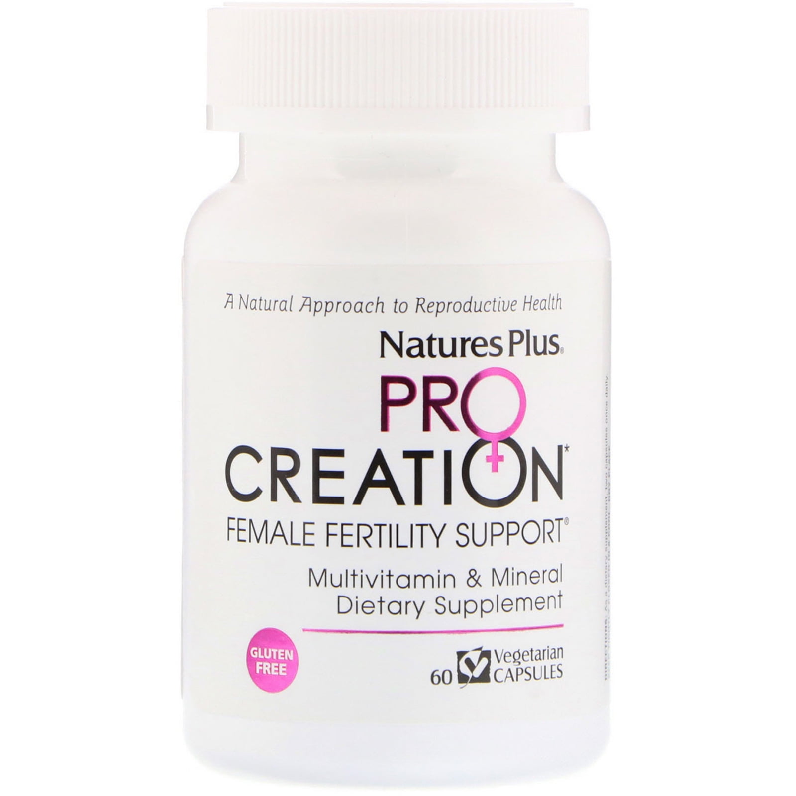 Nature's Plus ProCreation Female Fertility Support, 60 Veg Capsules ...