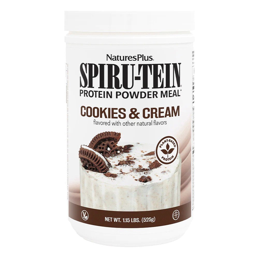 Nature's Plus Spiru-Tein (Spirutein) Shake - Cookies & Cream 1.2 lbs ...