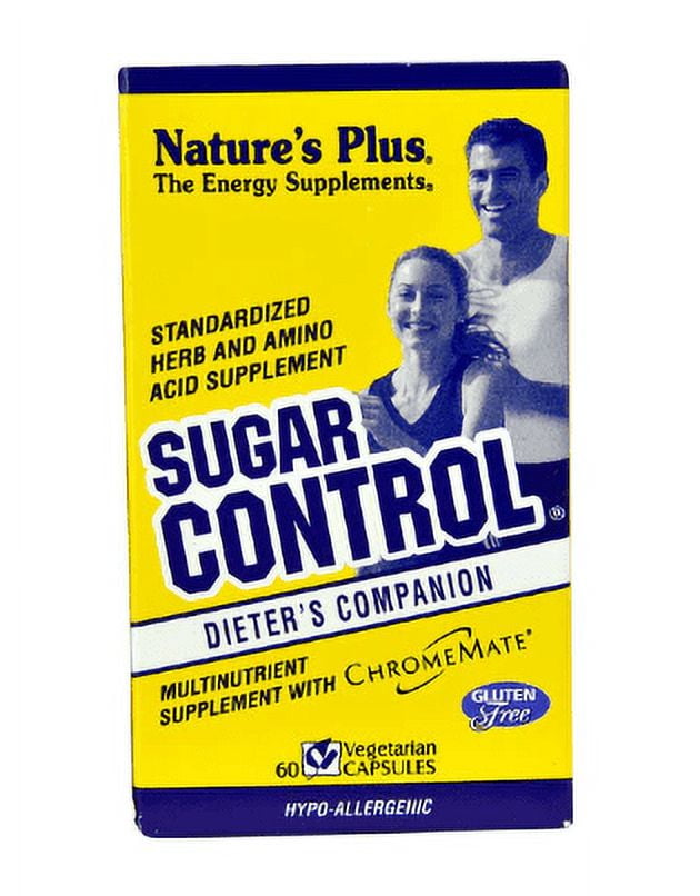 Nature's Plus - Sugar Control Vcap 60 - Walmart.com