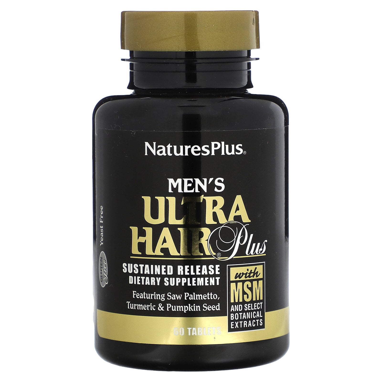 Nature's Plus Ultra Hair Plus for Men, 60 Tablets - Dietary Supplement ...