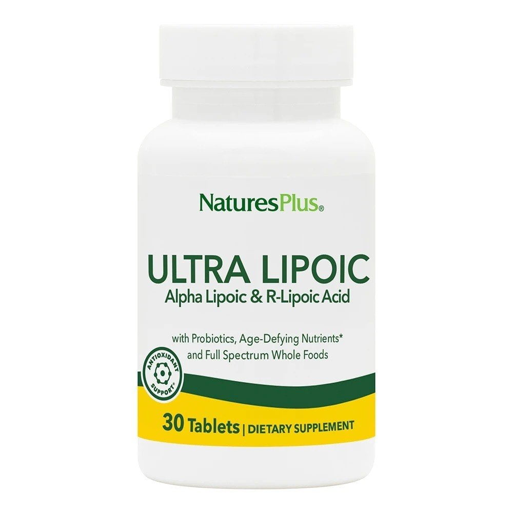 Nature's Plus Ultra Lipoic (Alpha Lipoic and R-Lipoic Acid) 30 Bi-Layer ...