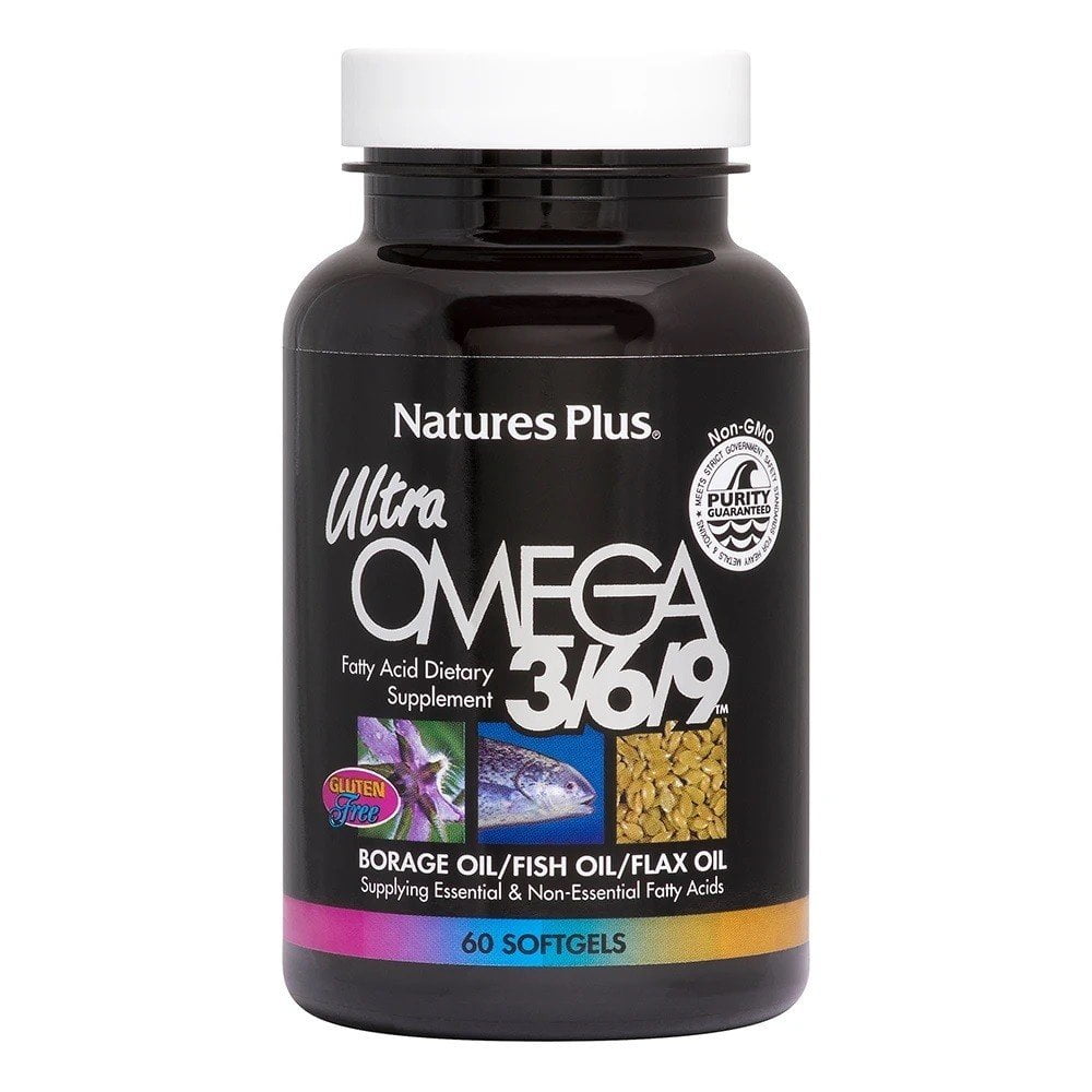 Nature's Plus Ultra Omega 3/6/9 1200 mg 60 Softgel - Walmart.com