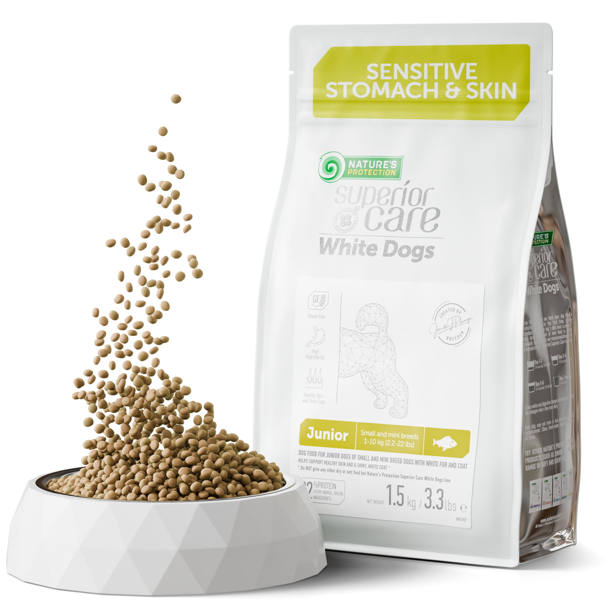 Nature's Protection Superior Care White Dogs Grain-Free Dry Dog Food ...