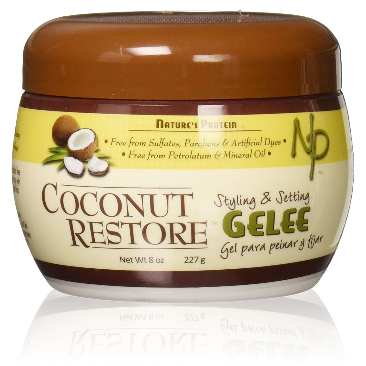 Nature's Protein Coconut Restore Styling And Setting Gelee 8 Oz,Pack of ...