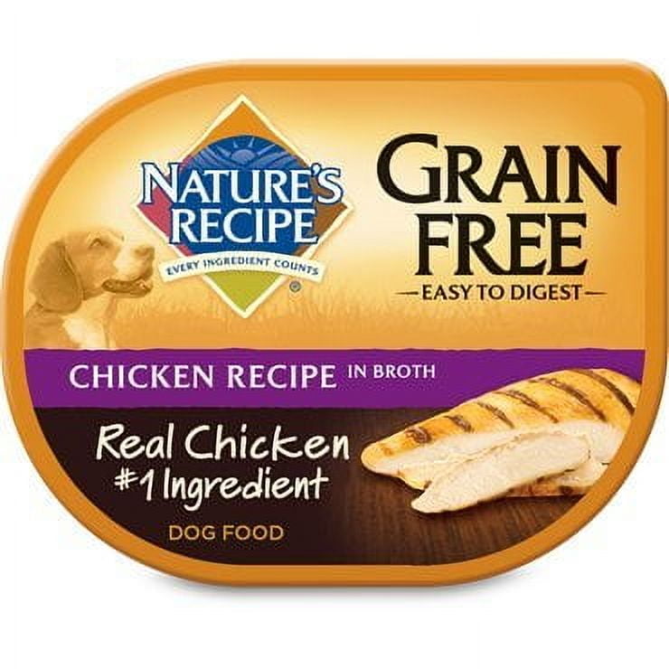 Nature's Recipe Wet Dog YPF5 Food Grain-Free Chicken Recipe in Broth, 2 ...