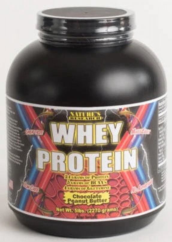 Nature's Research Whey Protein Flavor: Chocolate Peanut Butter, Size: 5 ...