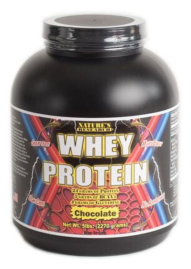Nature's Research Low Carb Whey Protein Powder Supplement, Chocolate ...
