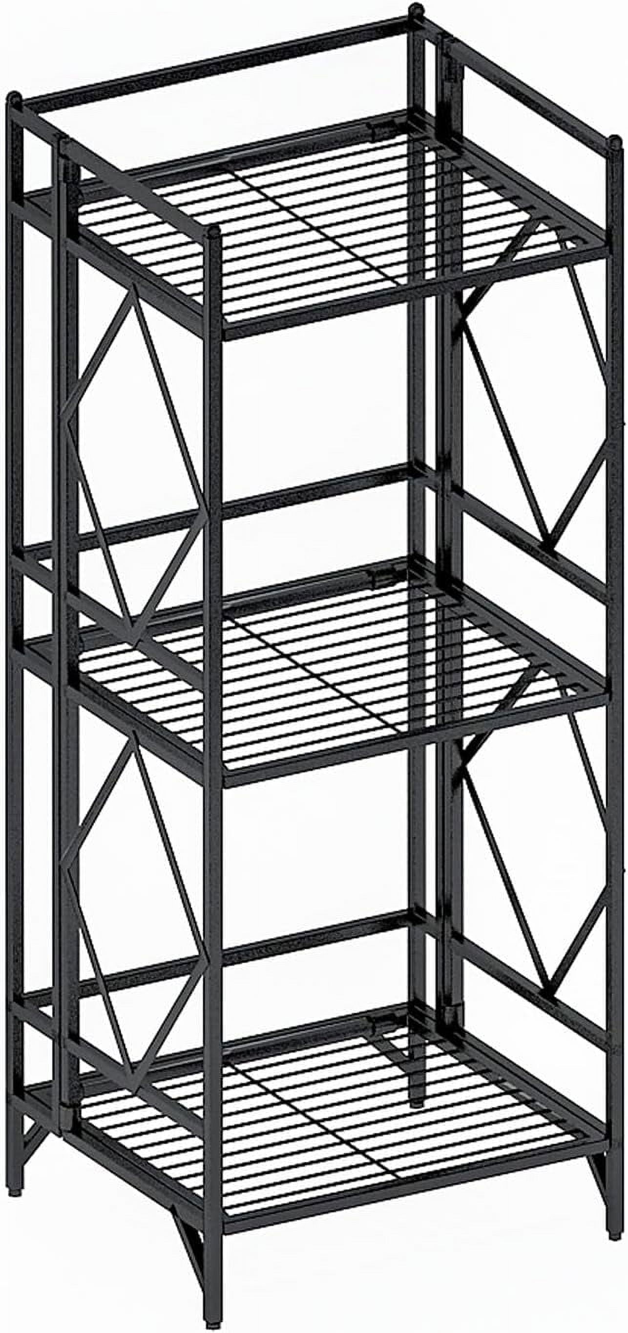 Nature's Rhythm 3-Tier Metal Storage Rack, Adjustable Garage Shelving ...