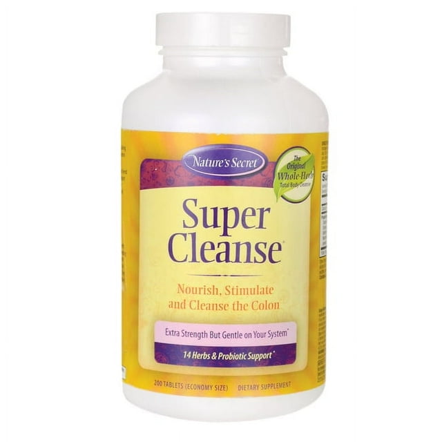 Nature's Secret Super Cleanse Capsules, 200 Ct - Walmart.com