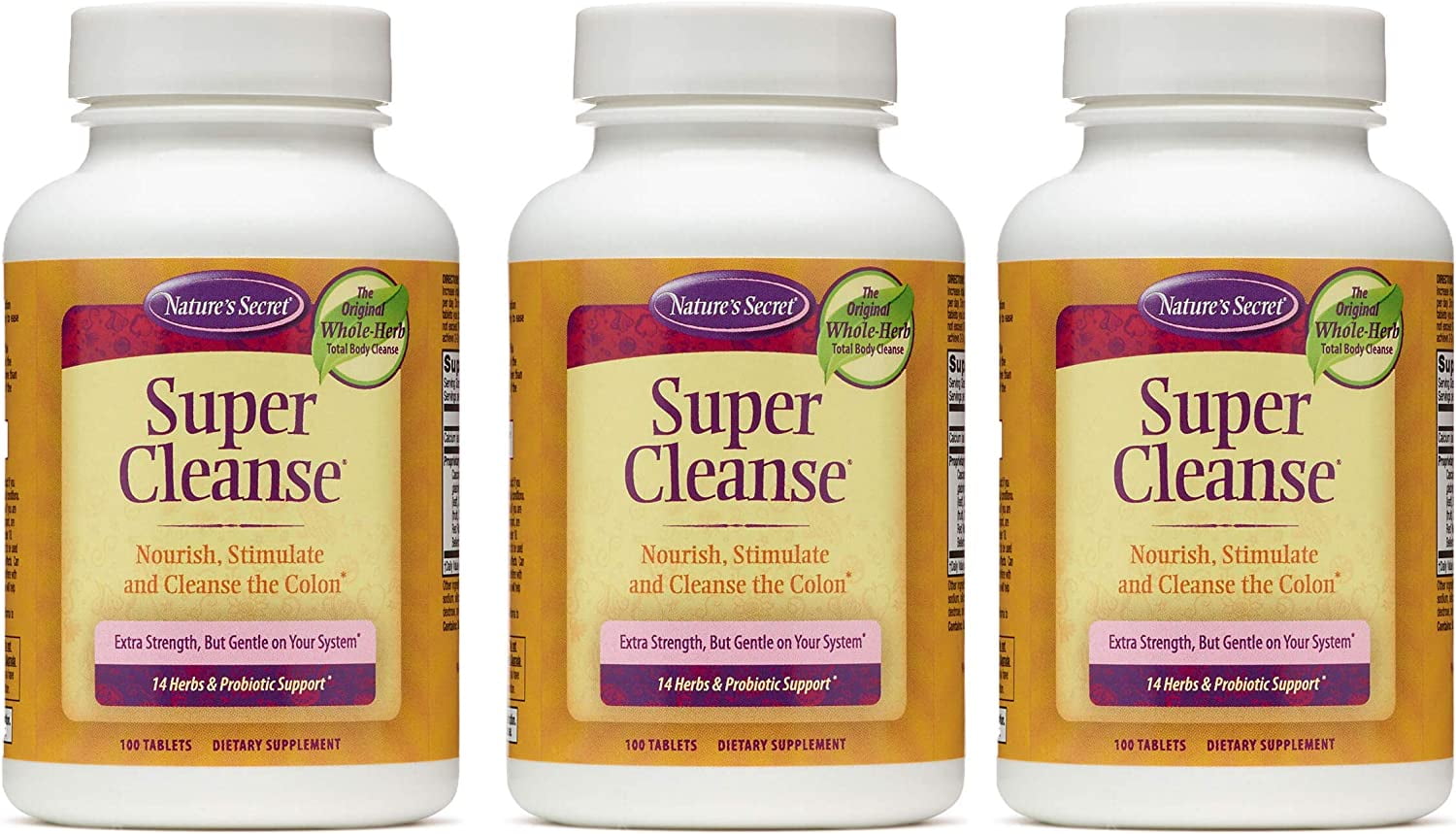 Nature's Secret Super Cleanse Extra Strength Toxin Detox & Gentle ...