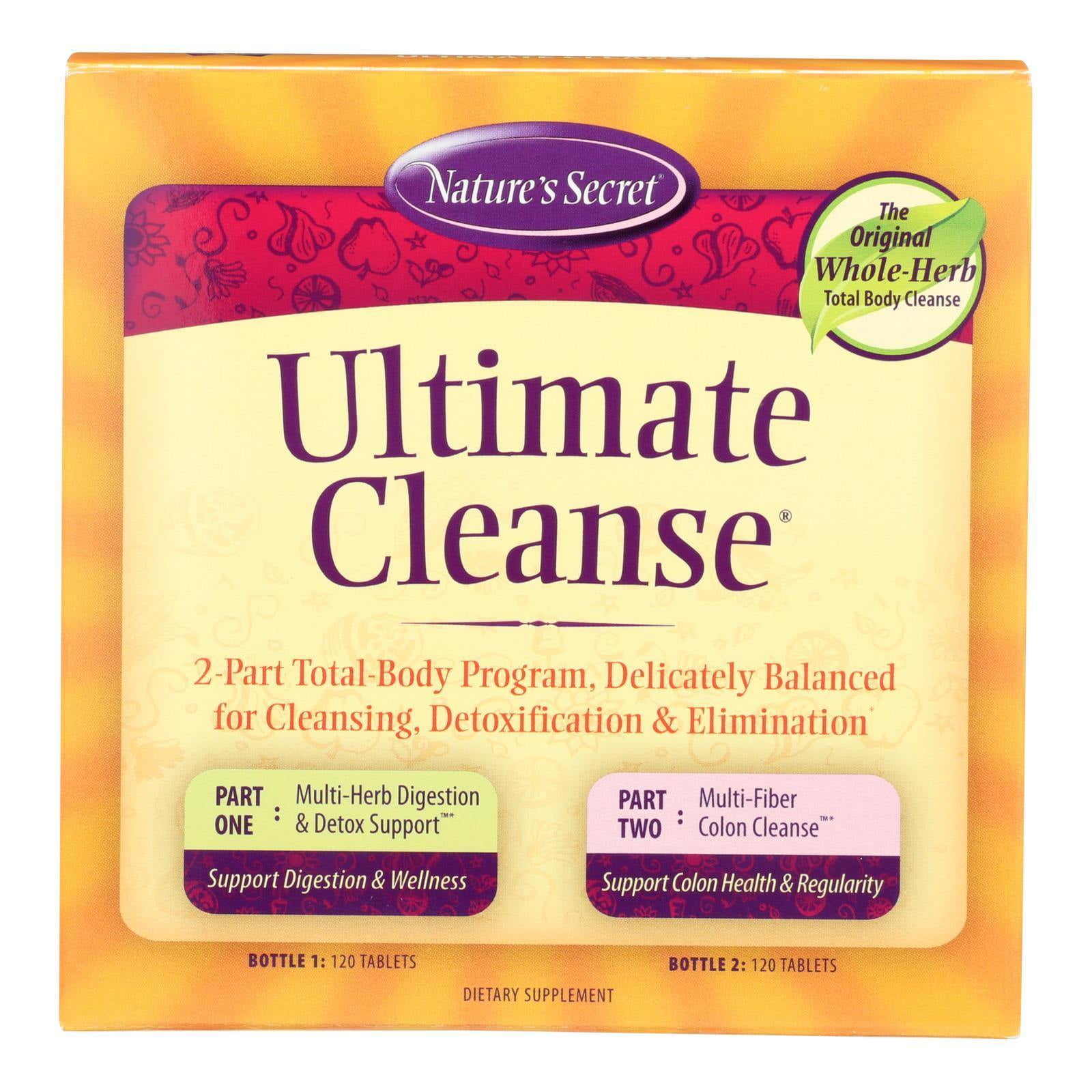 Nature's Secret Ultimate Cleanse Kit - 120 Tablets - Walmart.com