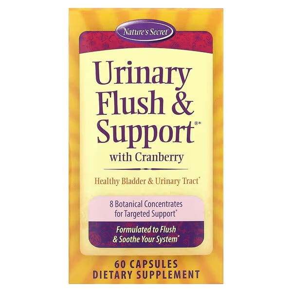 Nature's Secret Urinary Cleanse and Flush - 60 Capsules - Walmart ...