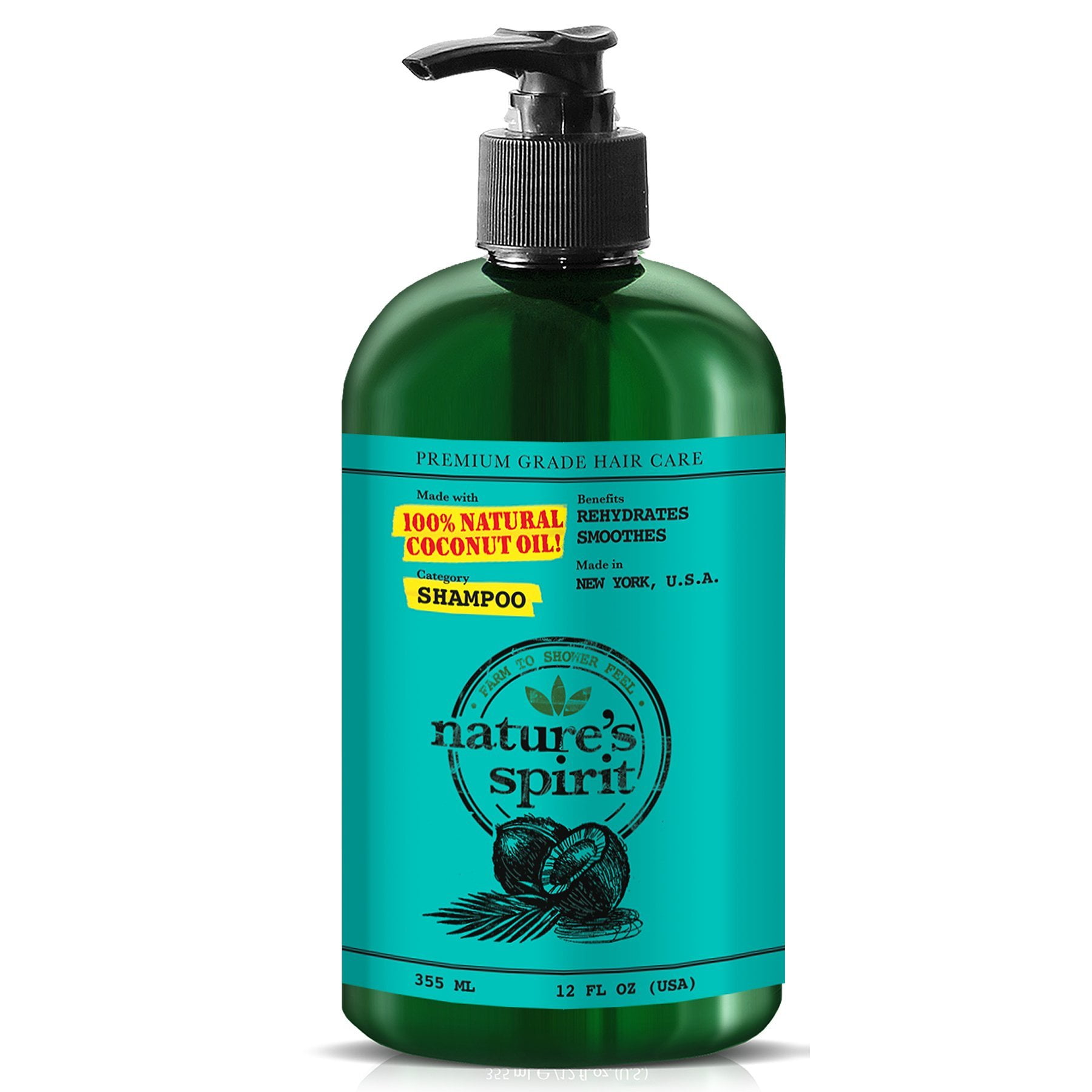 Nature's Spirit Coconut Shampoo 12 oz. - Walmart.com