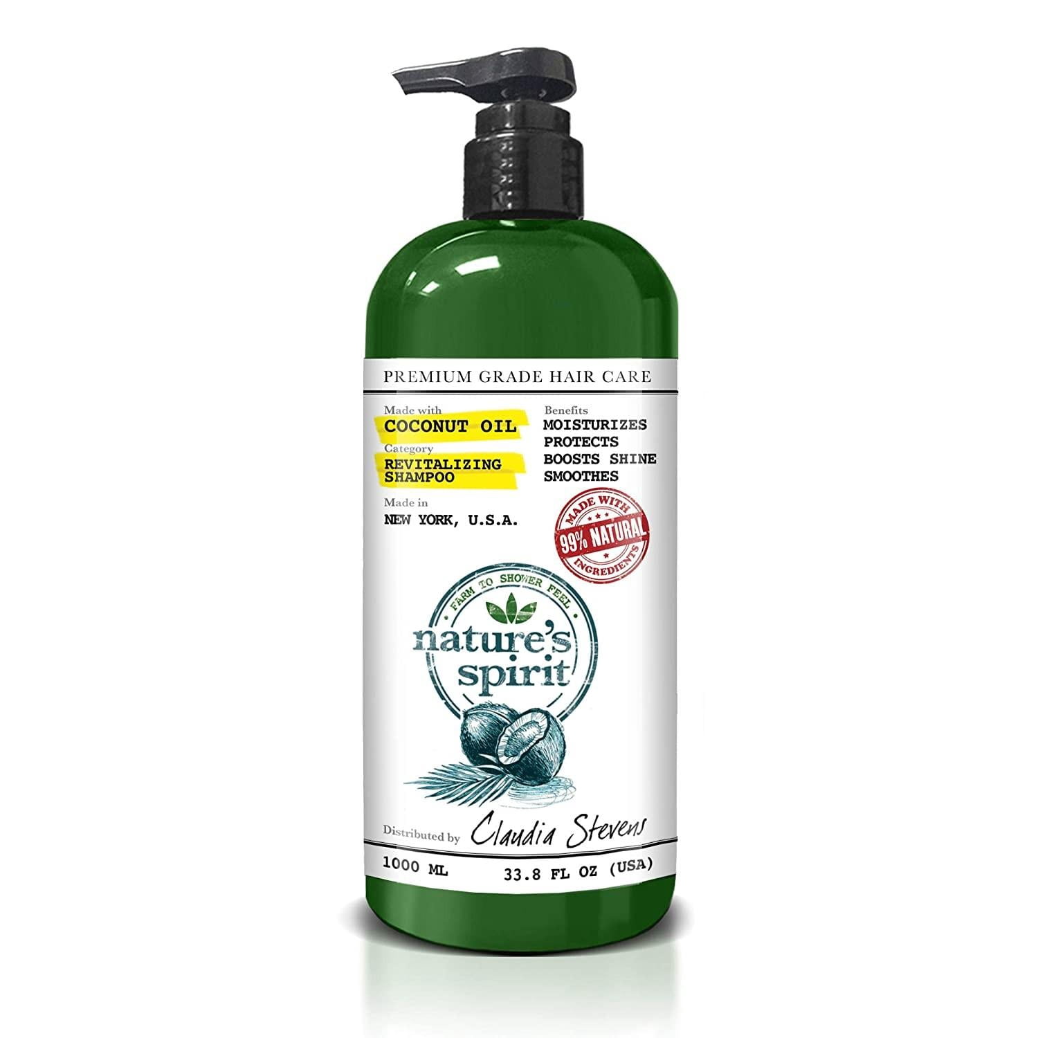 Nature's Spirit Scalp Soothing Coconut Shampoo 33 Oz.,Pack of 6 ...