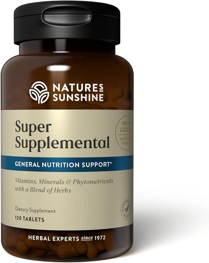 Nature's Sunshine Super Supplemental Complete Multivitamin with ...