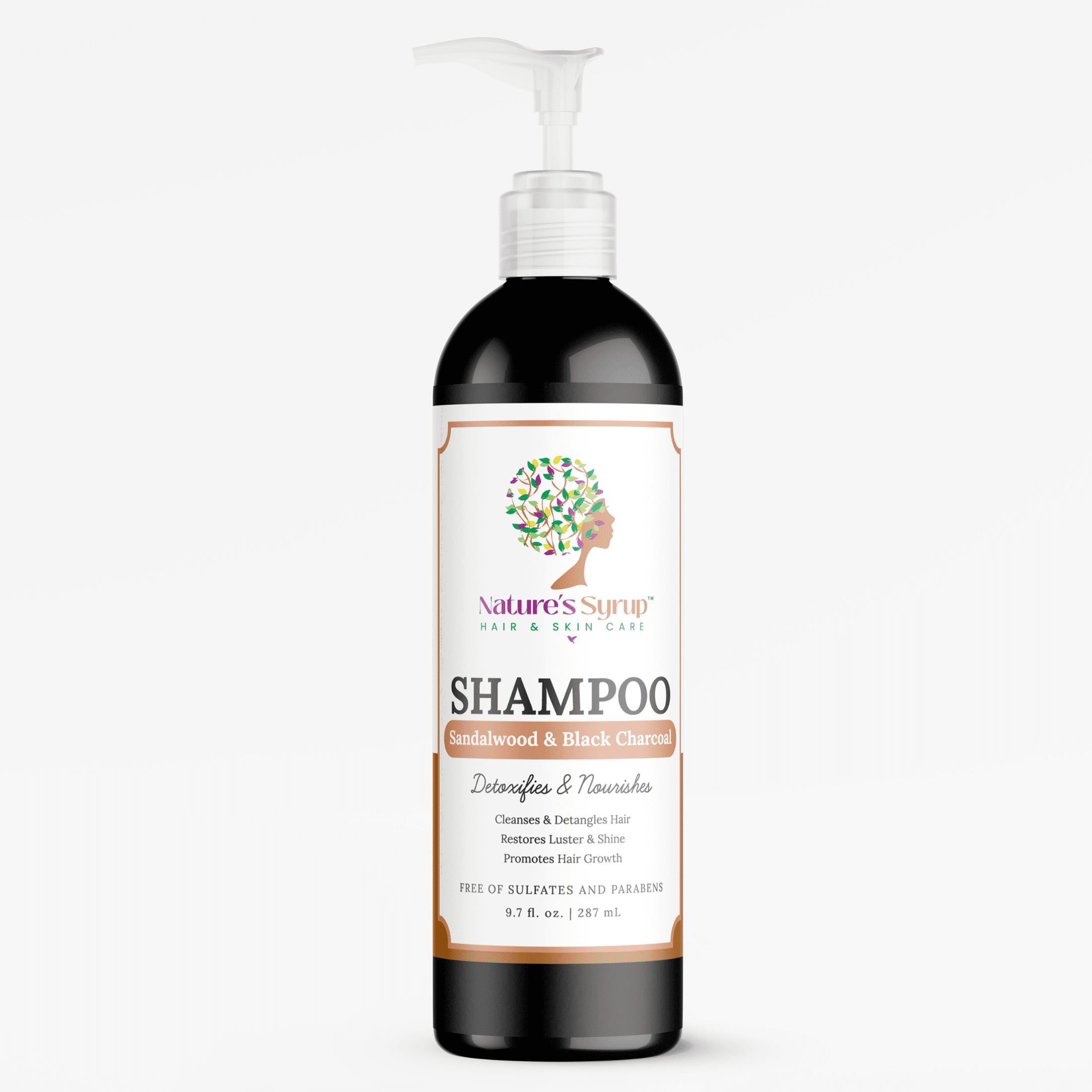 Nature's Syrup Beauty Sandalwood & Black Charcoal Shampoo with ...