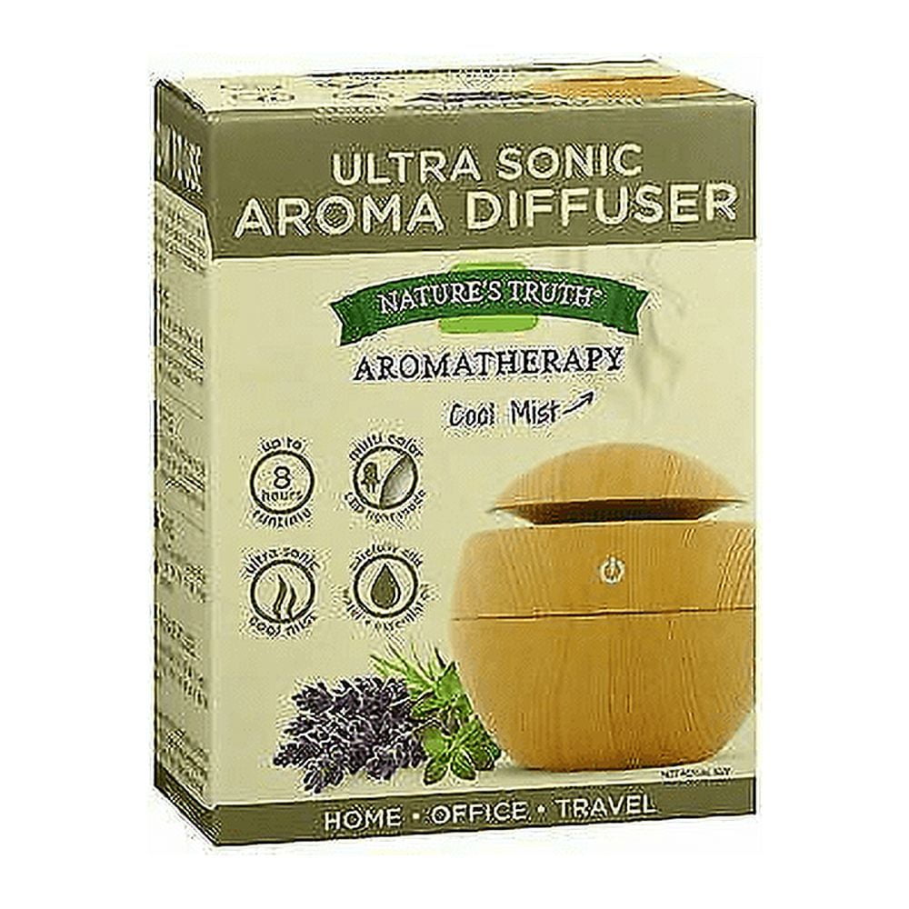 Nature's Truth Aromatherapy Ultra Sonic Aroma Diffuser, Cool Mist, 4 ...