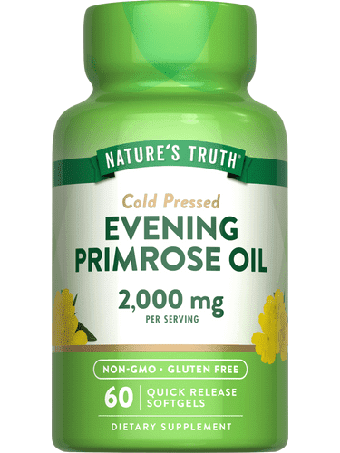 Nature's Truth Cold Pressed Evening Primrose Oil 2000 mg - 60 Capsules ...