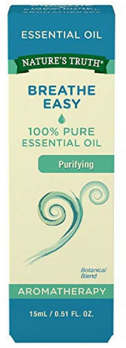 Nature's Truth Essential Oil, Breathe Easy, Purifying, Sweet Ease ...