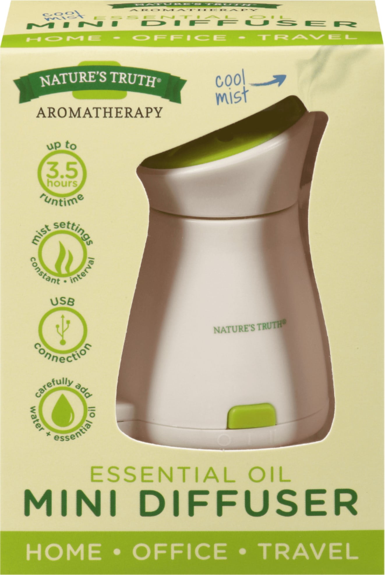 Nature's Truth Essential Oil Mini Diffuser 1 Each - Walmart.com