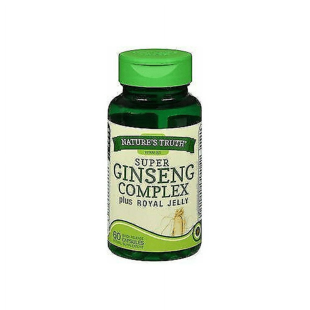 Nature's Truth Ginseng Complex Ginsenosides & Flavonoids, 60 Caps, 4 ...