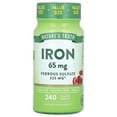 Nature's Truth Iron, Ferrous Sulfate, 65 mg, 240 Coated Tablets ...