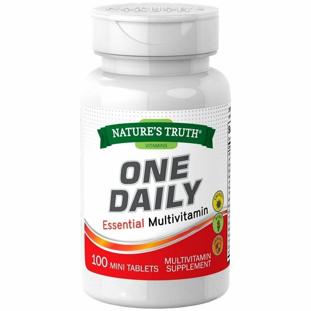 Nature's Truth Multivitamin Once Daily, Supports Metabolism, 100 ct, 2 ...