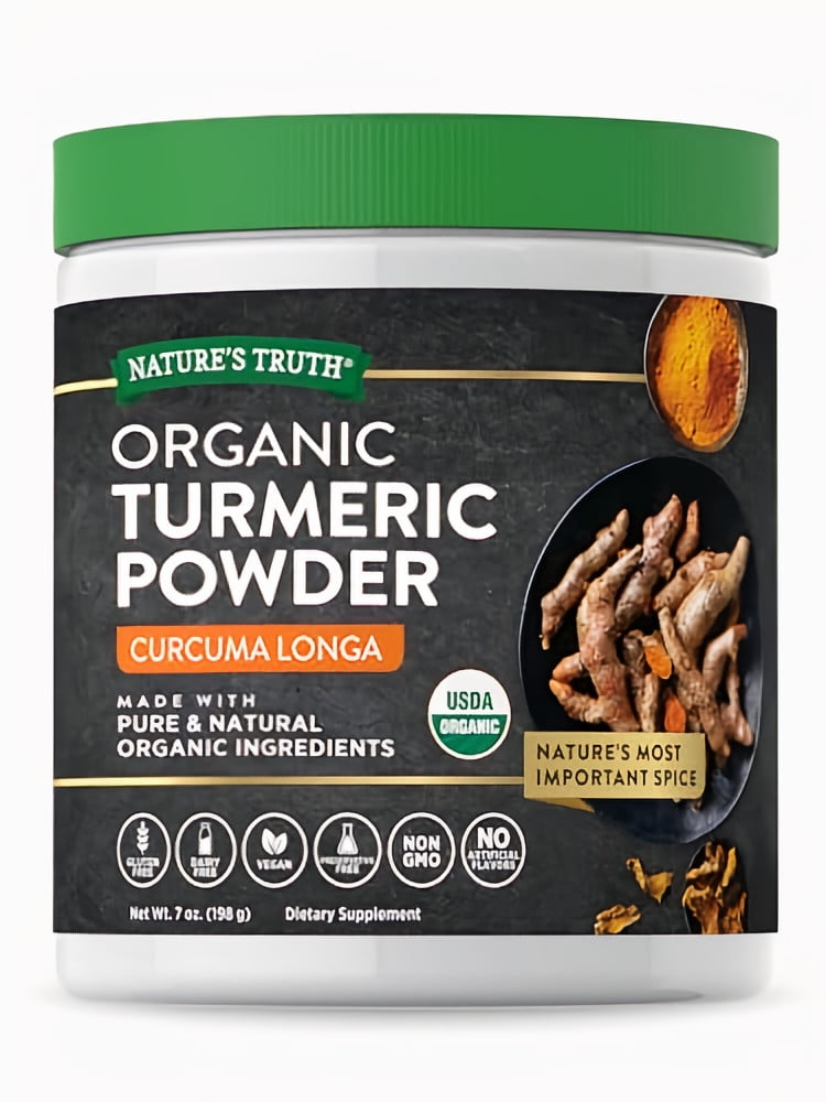 Nature's Truth Organic Turmeric Powder 7 oz (Pack of 3) - Walmart.com