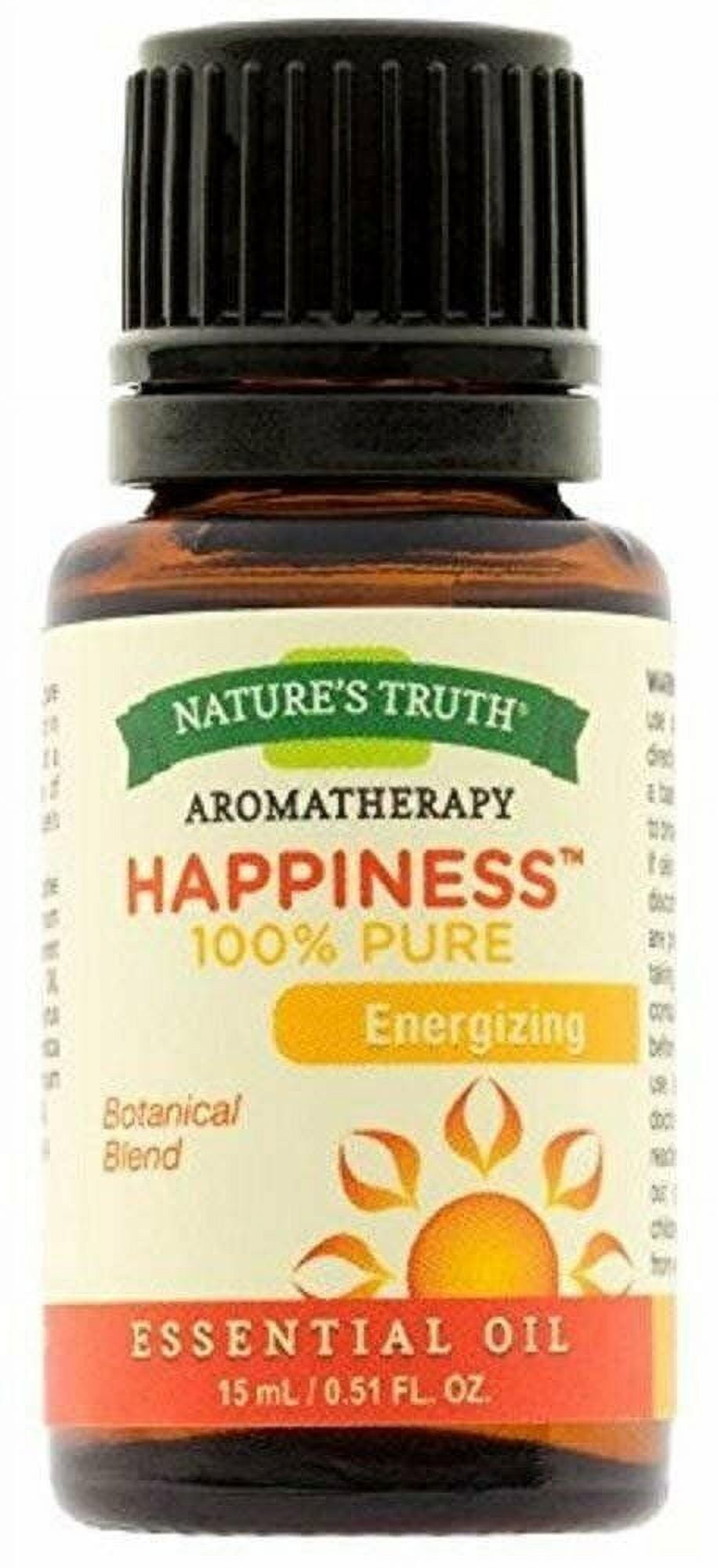 Nature's Truth Strong Aromatherapy Happiness Pure Joy Oil, 0.51oz, 5 ...