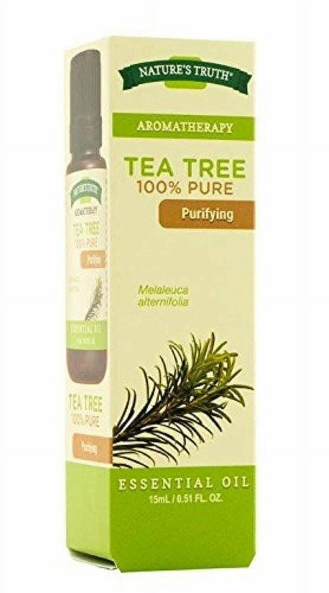 Nature's Truth Tea Tree Purify Aromatherapy Essential Oil, 0.51oz, 4 ...